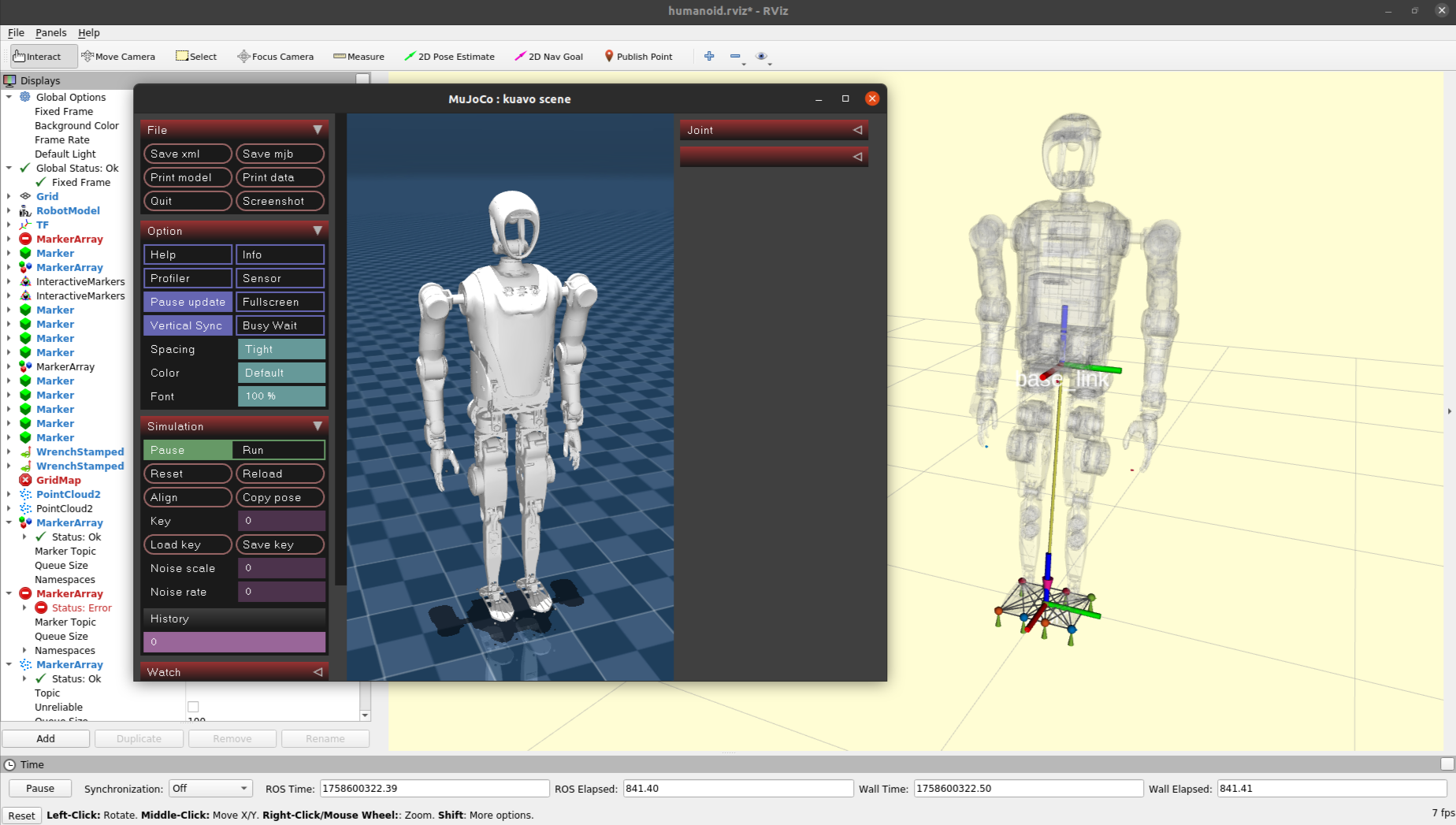 仿真环境使用 | Kuavo Manual